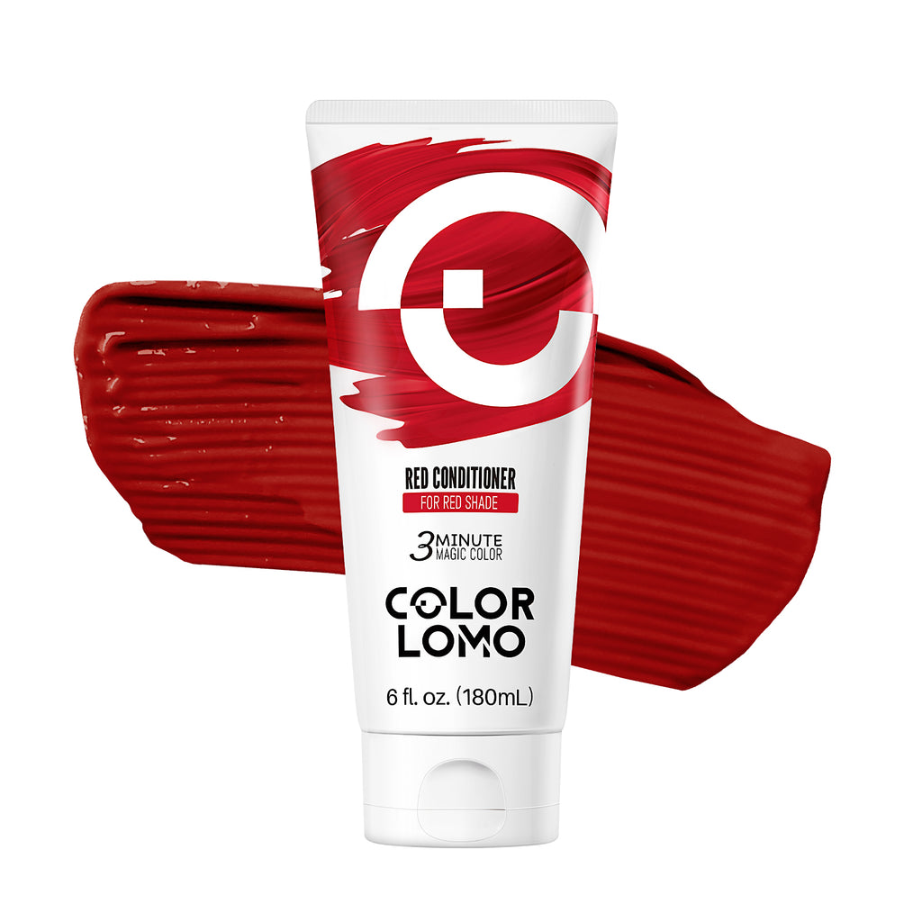 Red Moisturizing Color Depositing Conditioner for Dyed or Bleached Hair ...